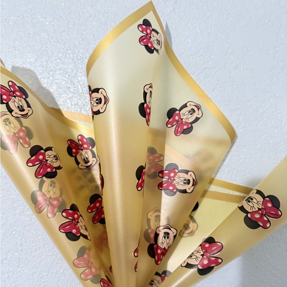 unbrand | Party Supplies | Disney Minnie Mouse Party Wrapping Paper ...